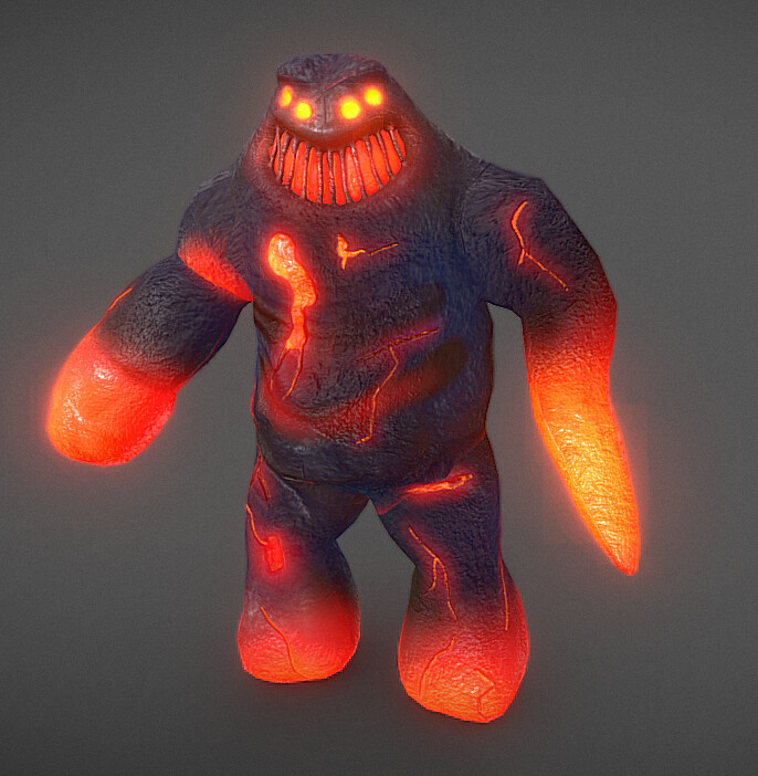 ArtStation - Magma Golem