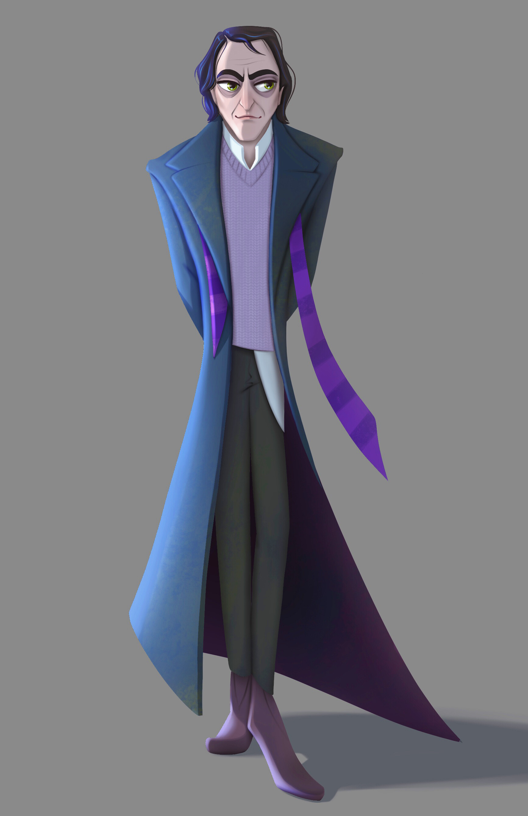 ArtStation - Evil genius character