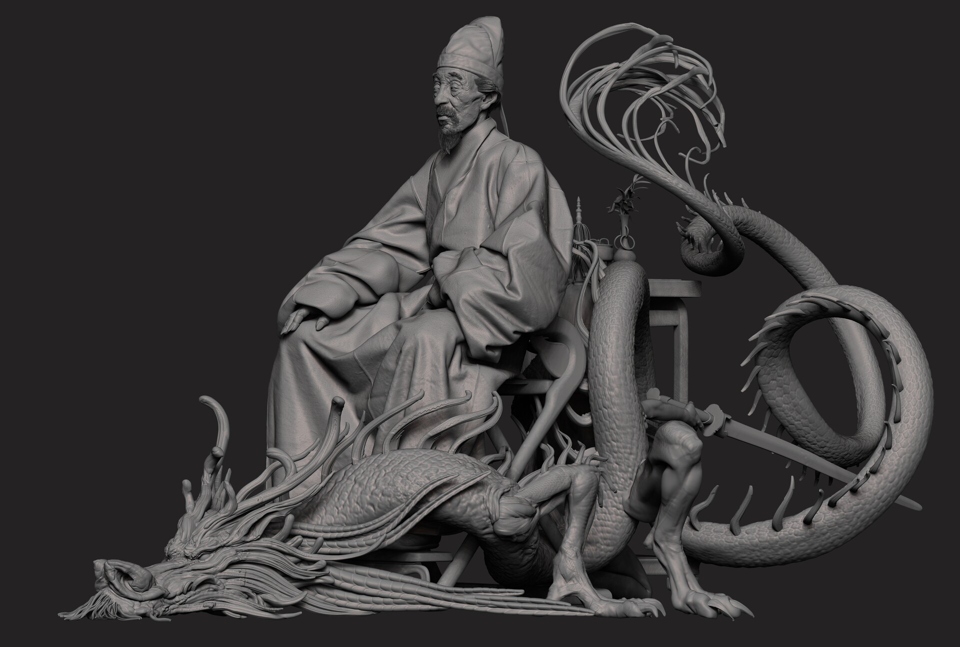 ArtStation - Ming dynasty portrait