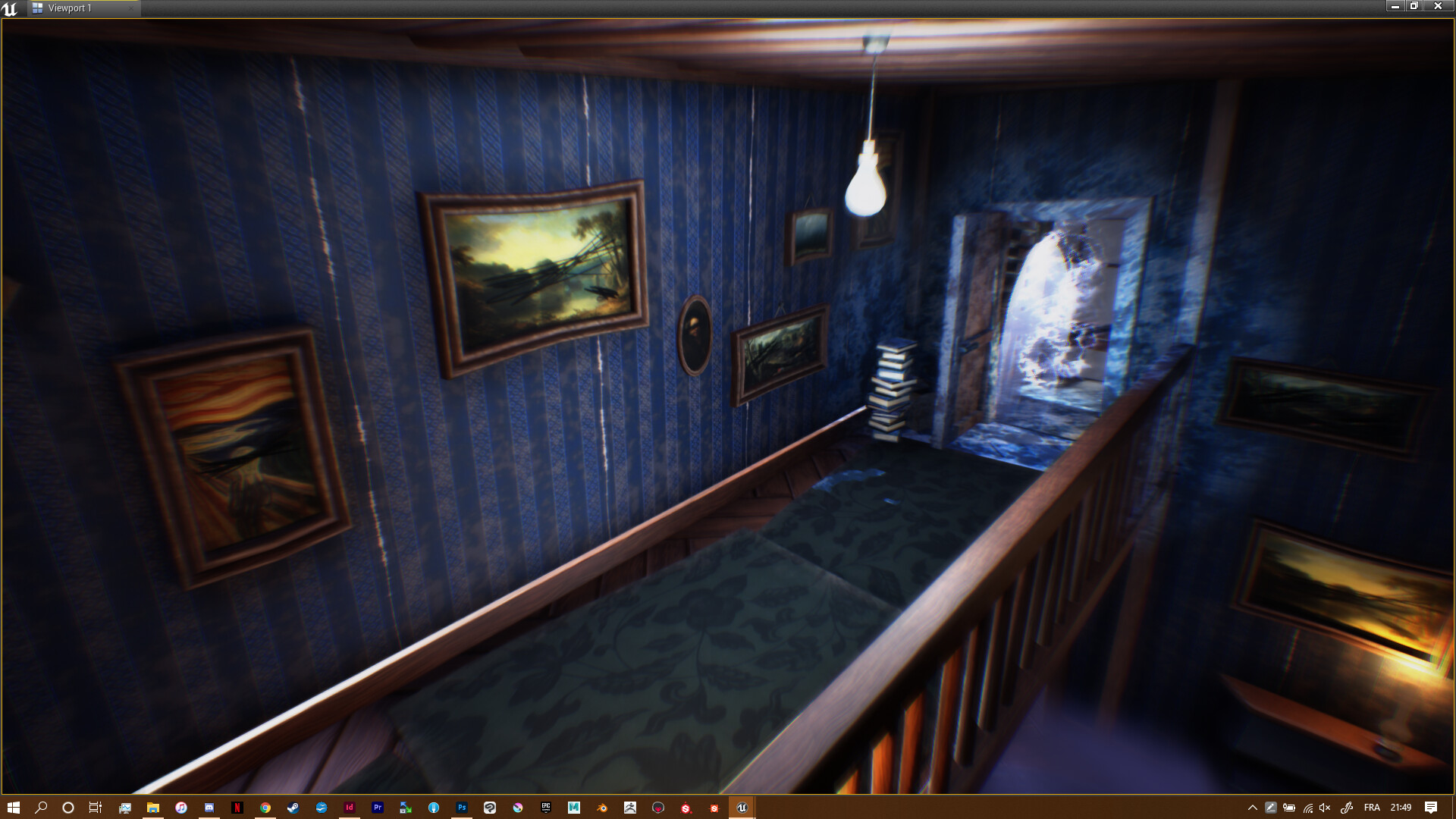 ArtStation - Stylized haunted house - Interactive demo