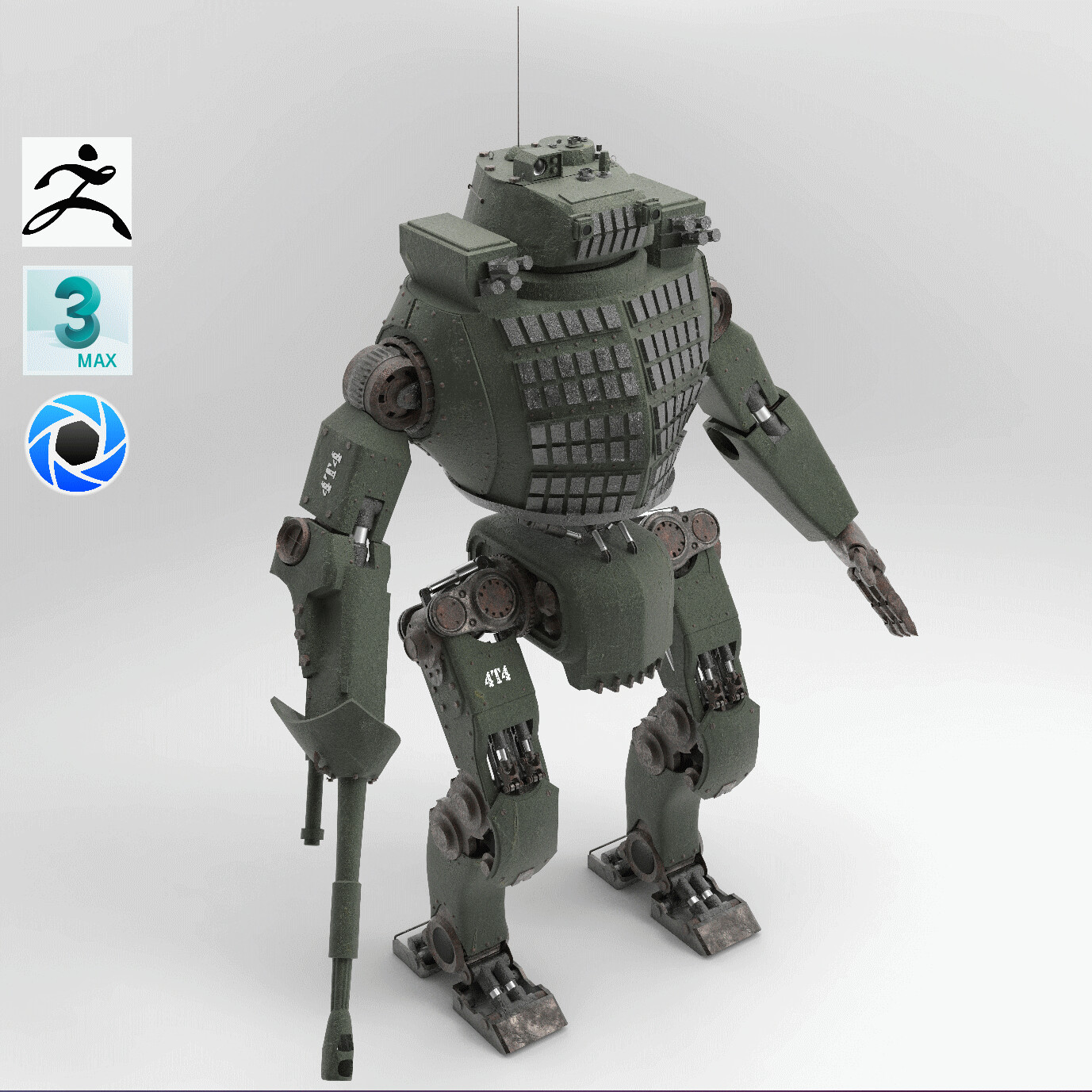 ArtStation - Robot «‎4T4»
