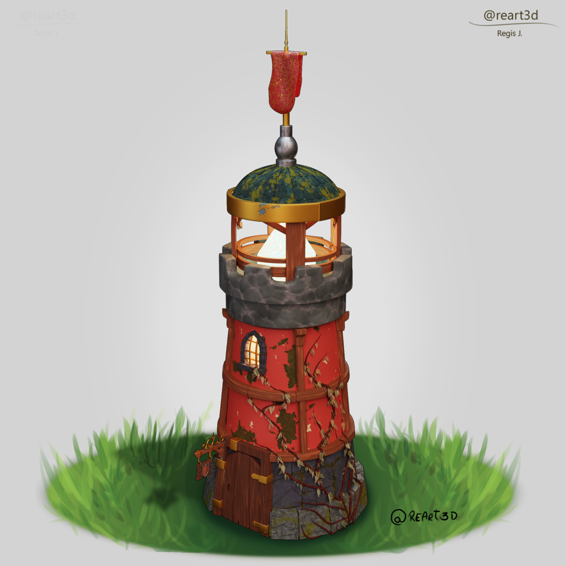 ArtStation - Lighthouse 3D Model