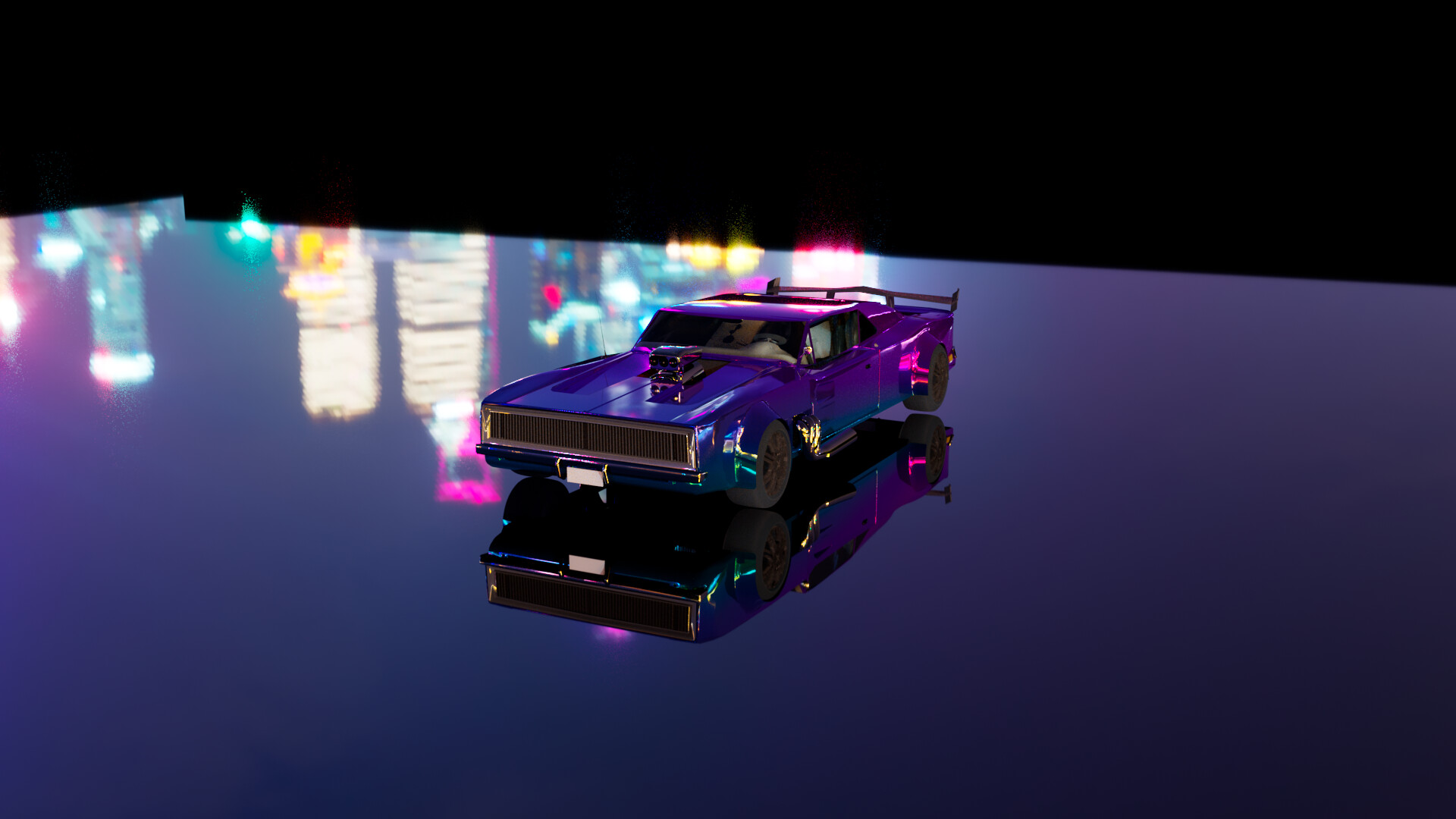 ArtStation - DODGE CHARGER - Kda villain