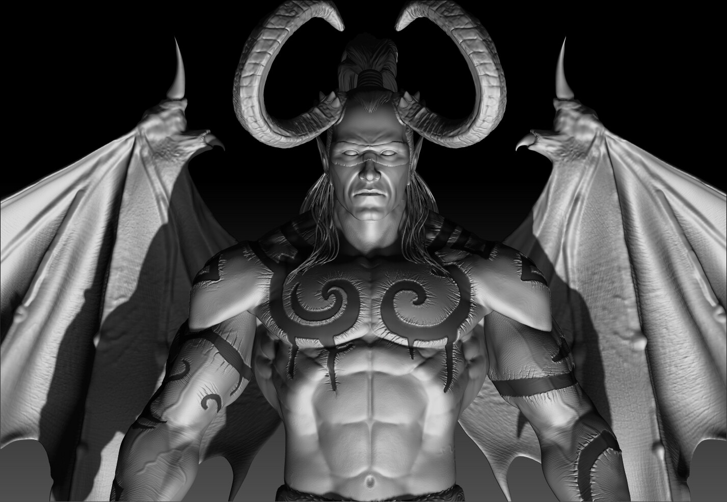 ArtStation - illidan stormrage (World Of warcraft) fan art