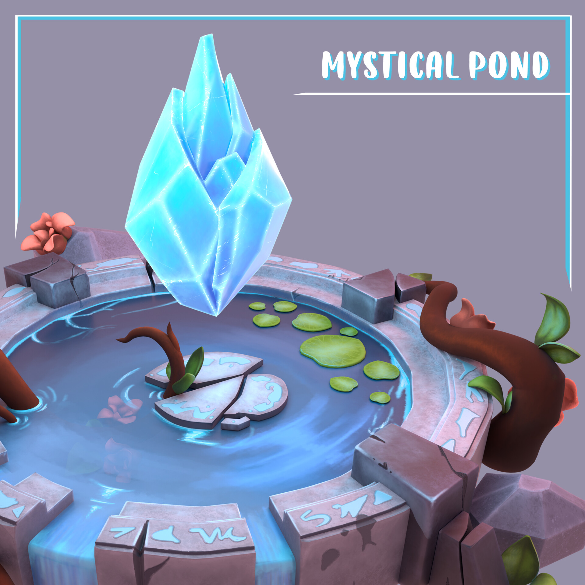 ArtStation - Mystical pond