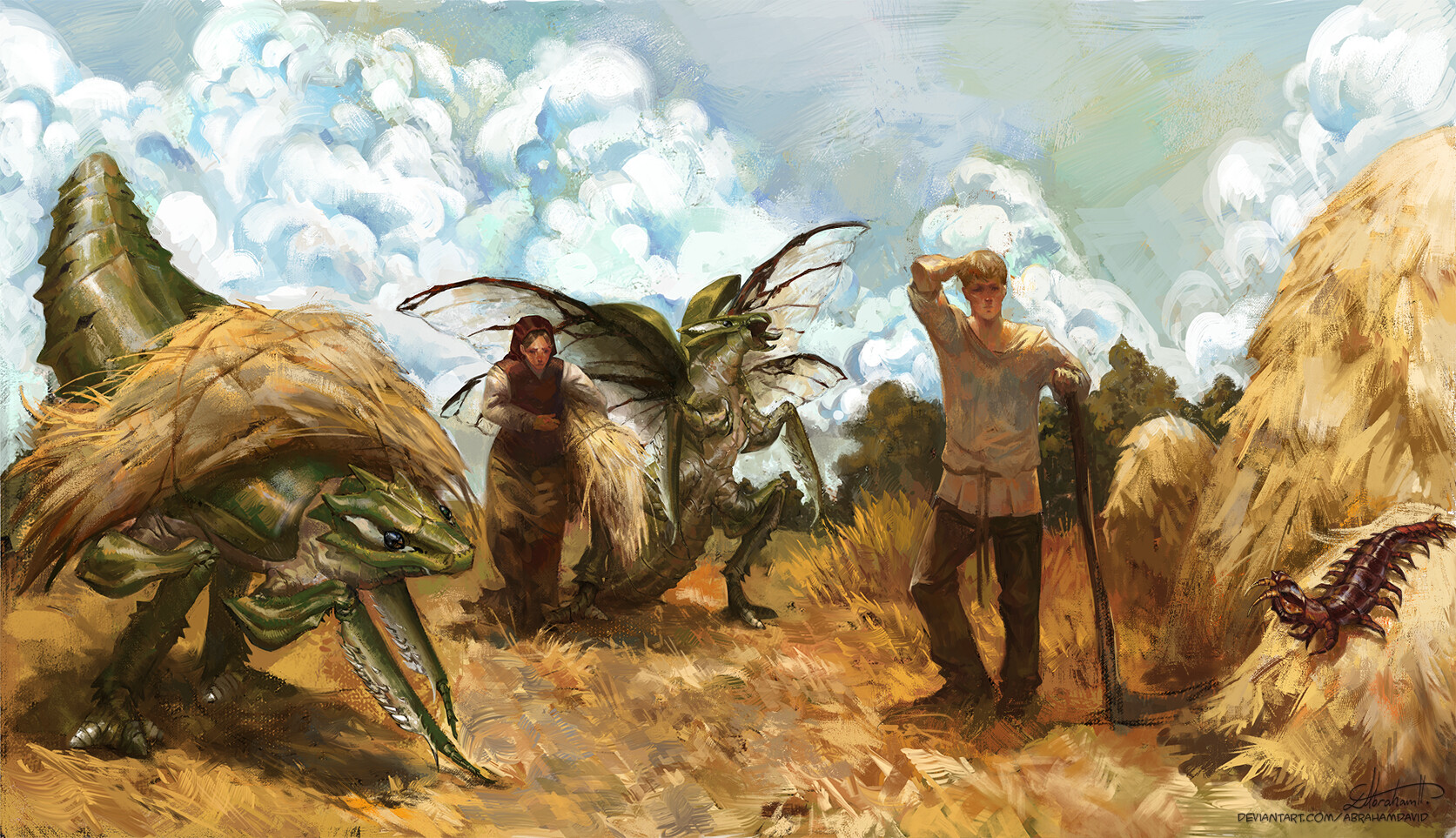 ArtStation - Collecting crops