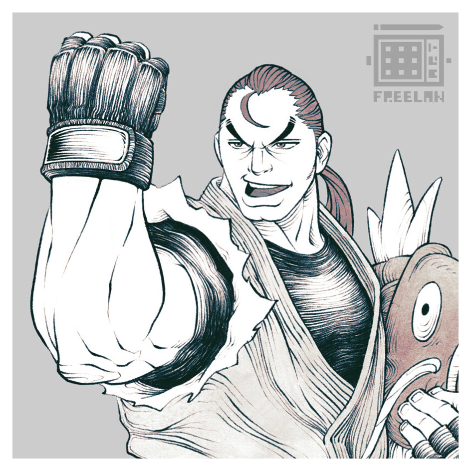 ArtStation - Street Fighter X Pokemon Fanart