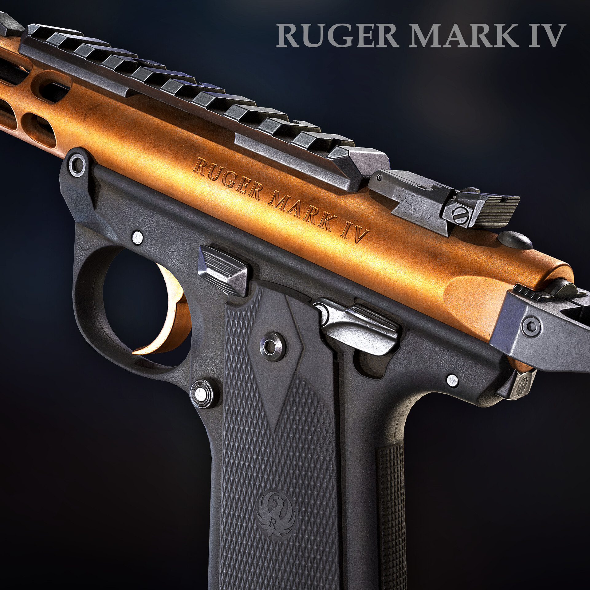 ArtStation - Ruger Mark IV Lite