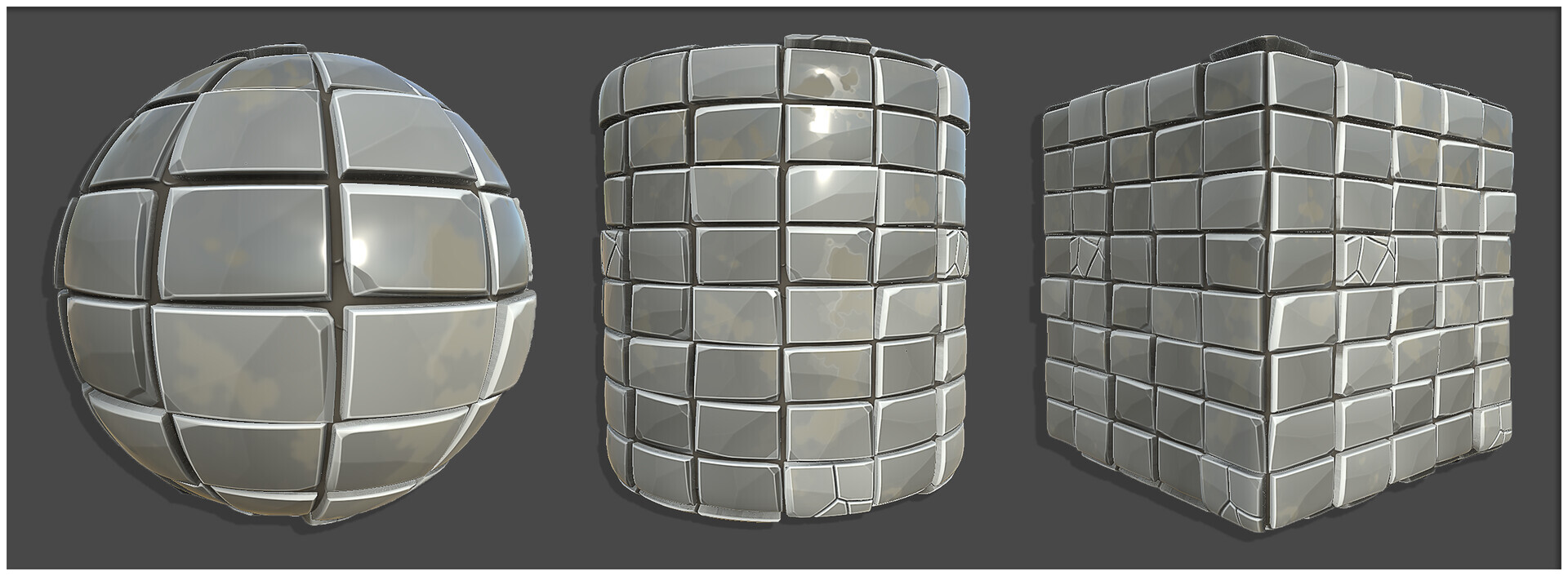 ArtStation - Stylized Tile Material