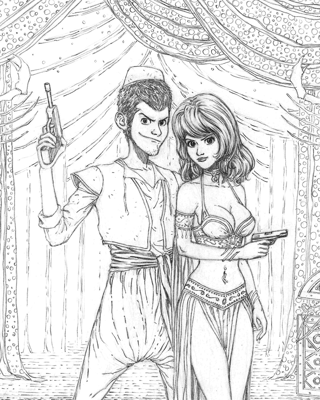 ArtStation - Lupin and Fujiko