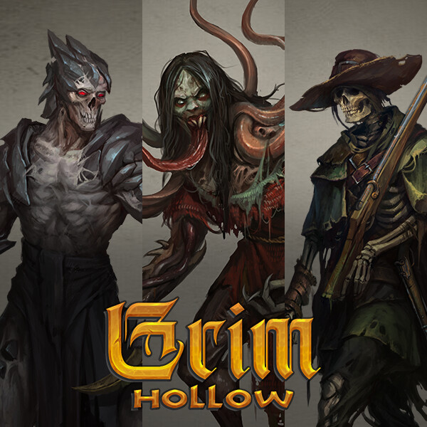 ArtStation - Grim Hollow Monster Grimoire - Creatures