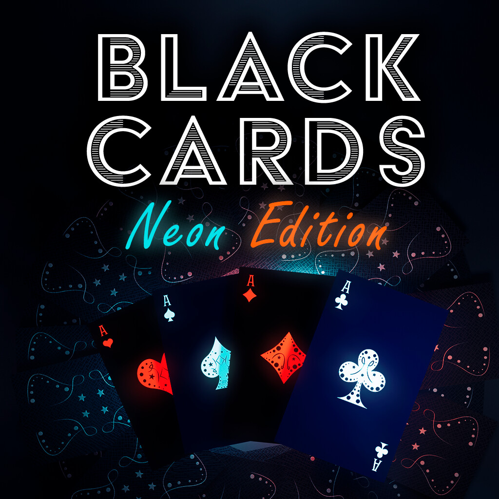 ArtStation - BLACK CARDS| Neon Edition - Student Project