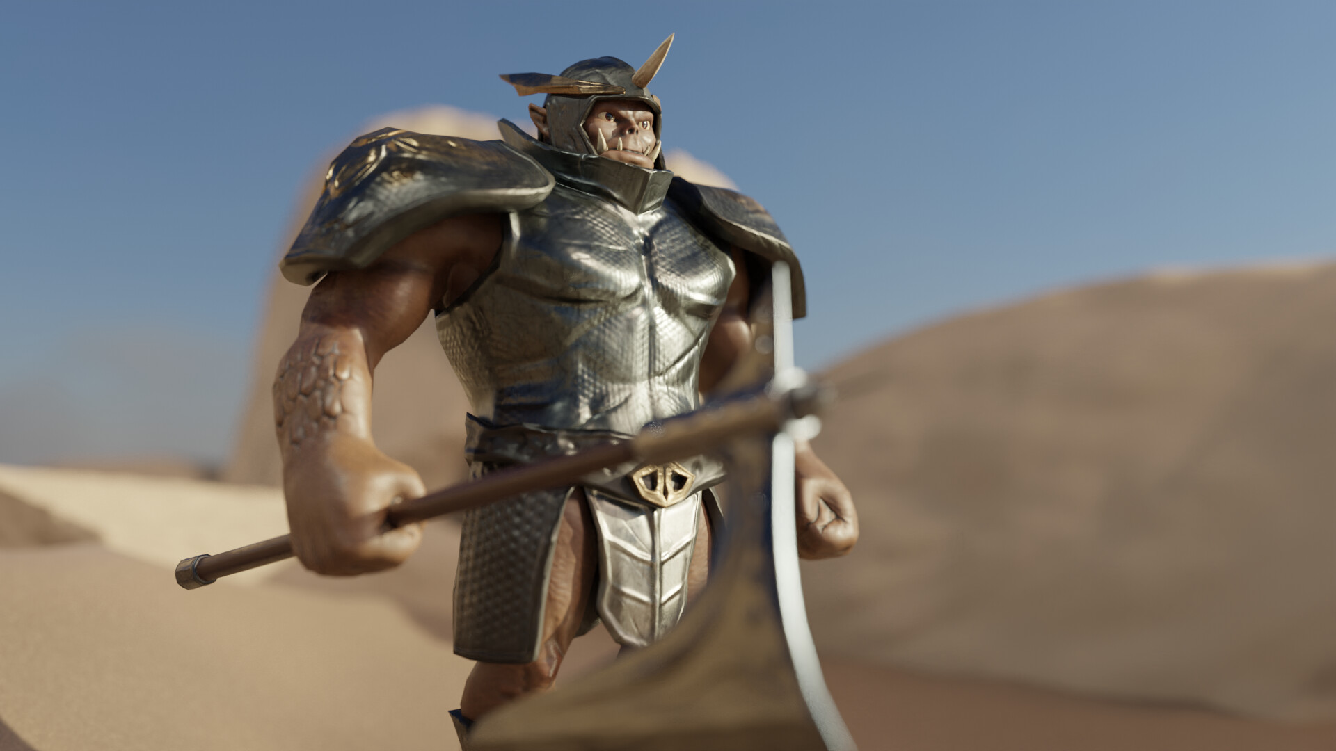 ArtStation - Orc Warrior - School project