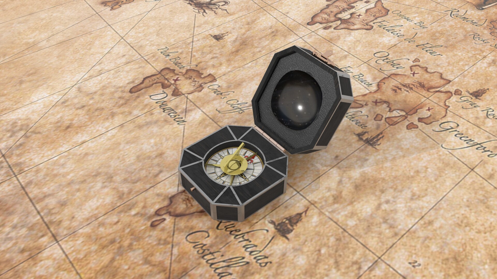 ArtStation - Compass - Jack Sparrow (Pirates of Caribbean)