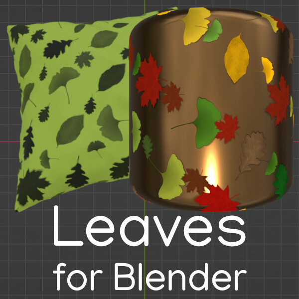 ArtStation - Semi-procedural Leaves Texture for Blender