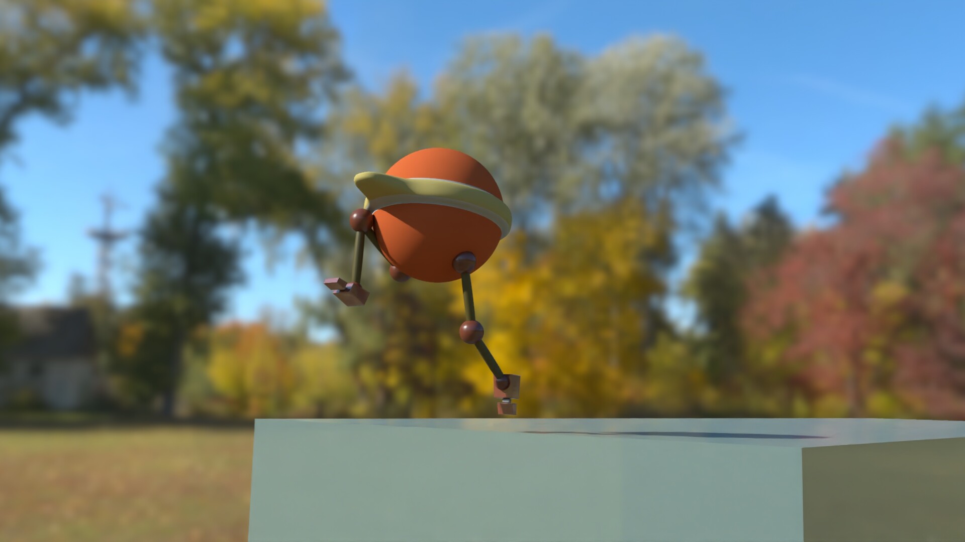 ArtStation - Sphere robot Animation.