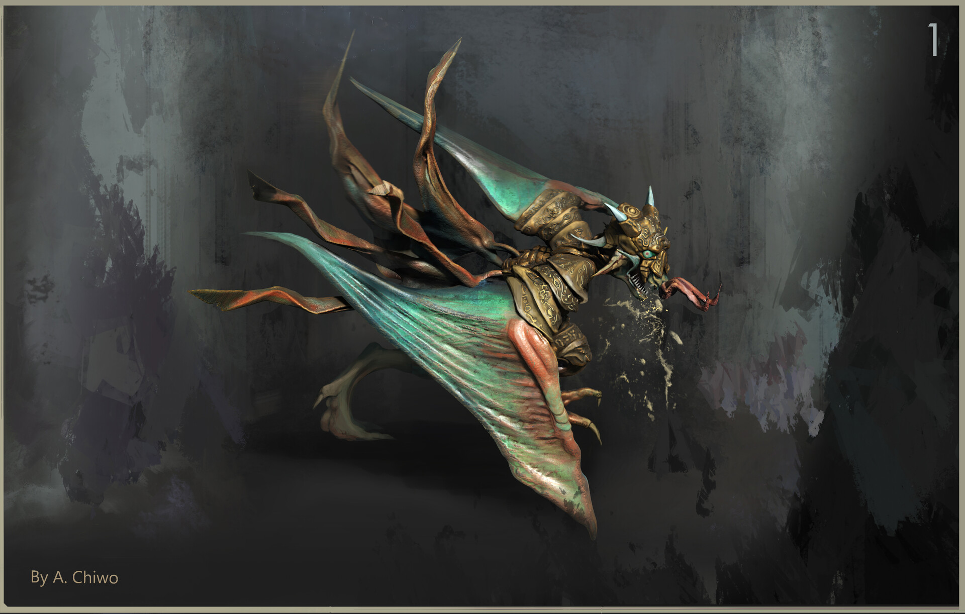 ArtStation - Armored Drake