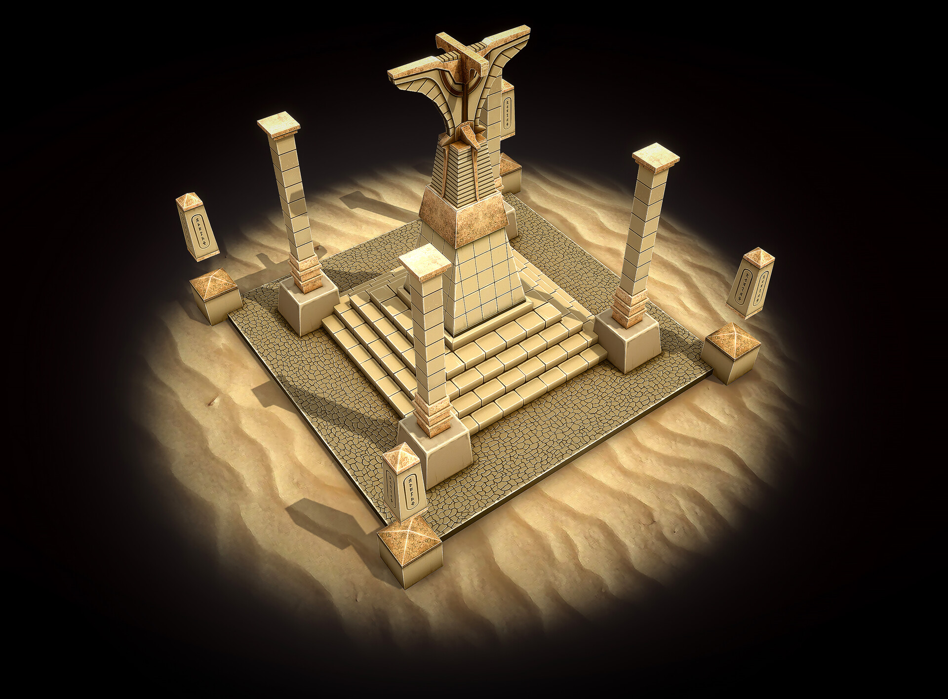 ArtStation - Desert Obelisk