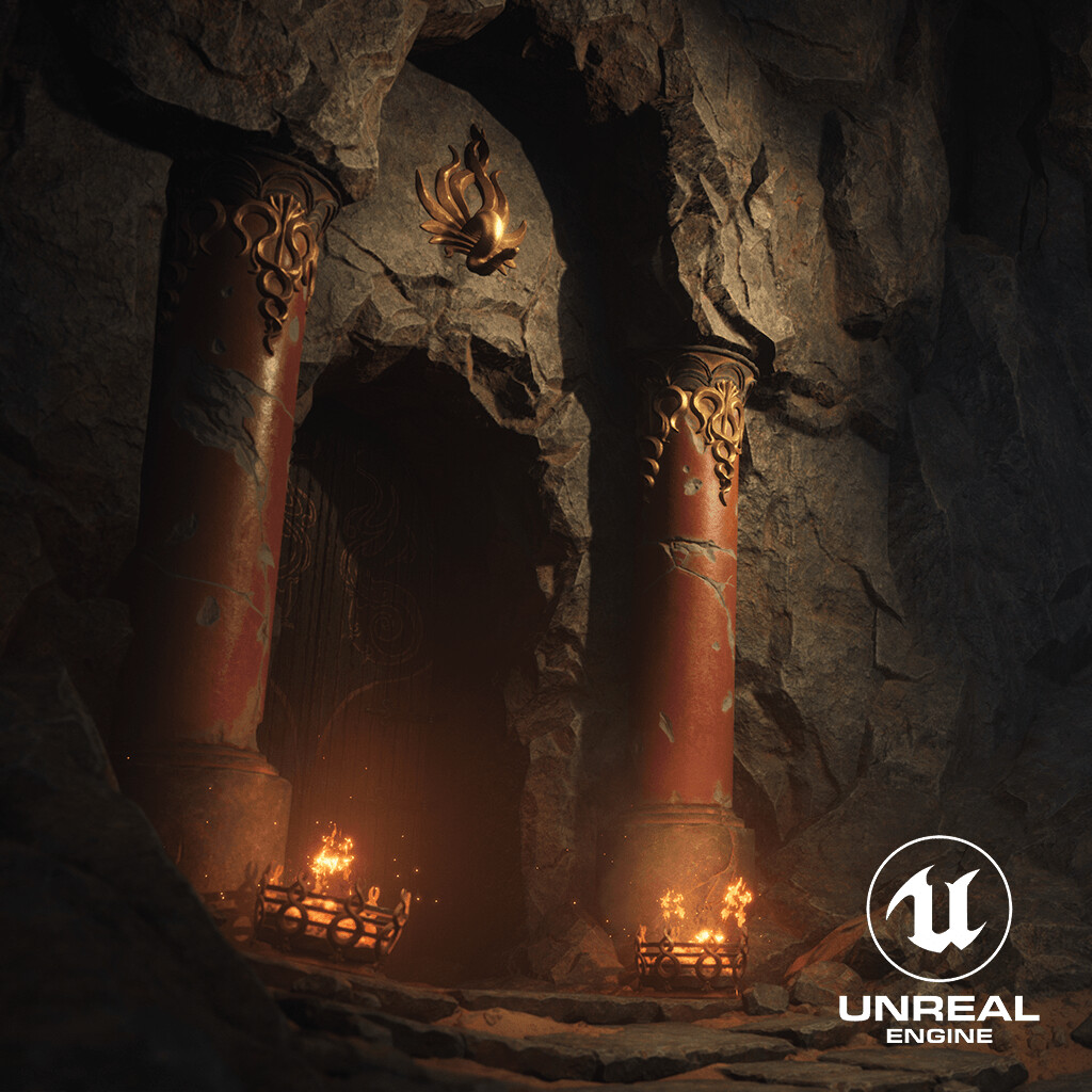 ArtStation - Underworld Gate - Gustave Doré/Paradise Lost Inspired