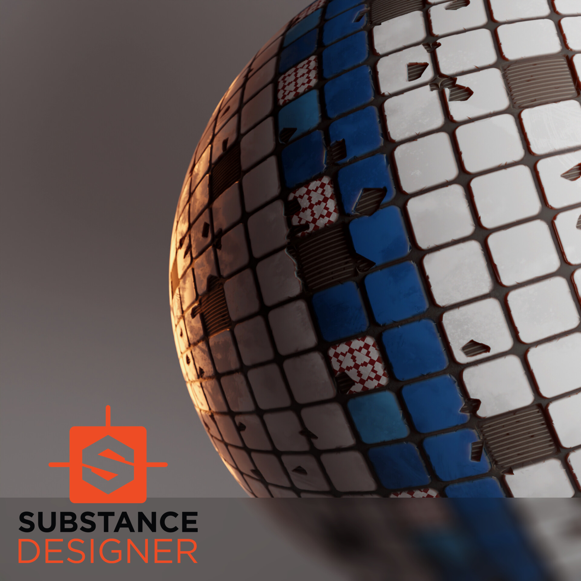 ArtStation - Damaged tiles