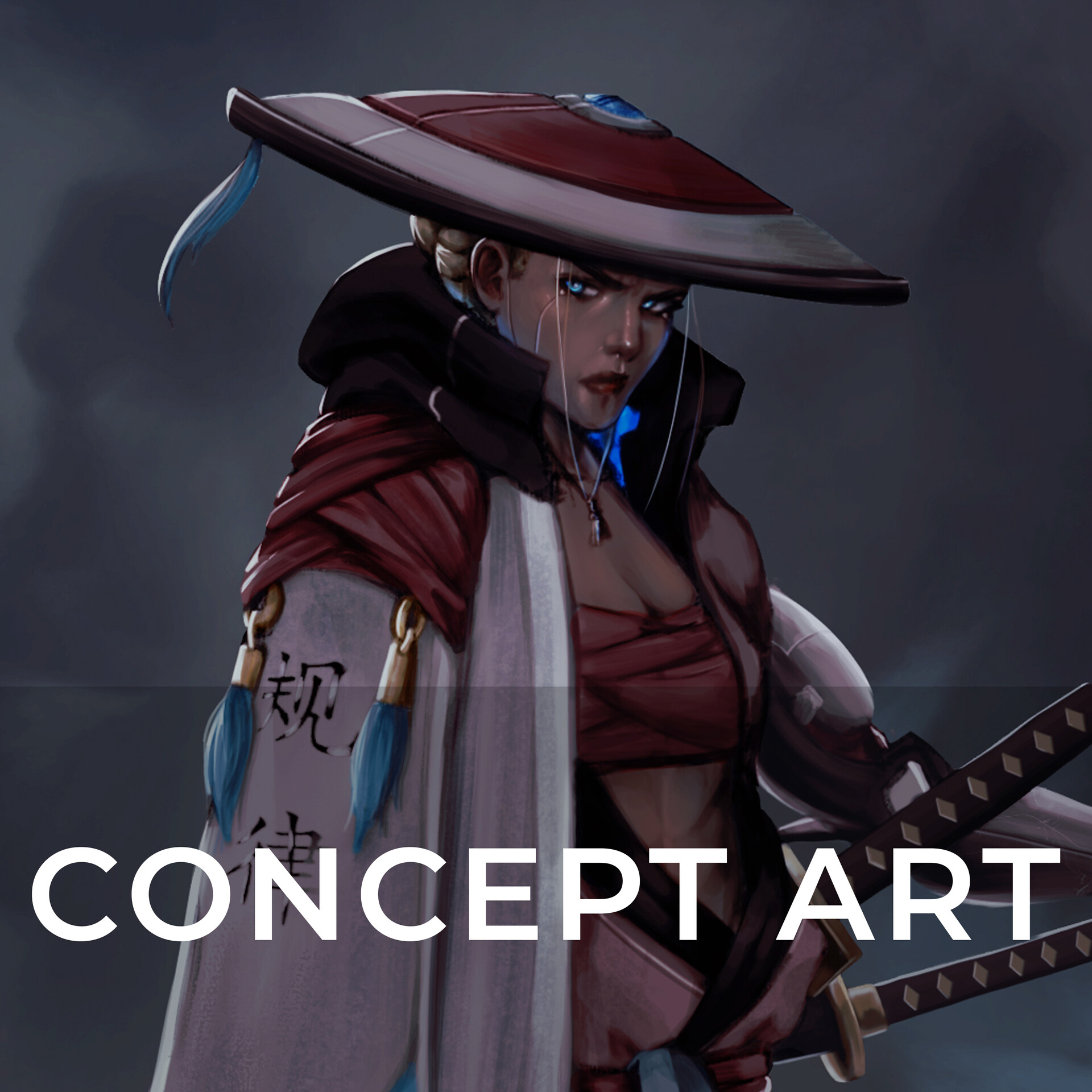 ArtStation - Cyberpunk Samurai - Concept Art