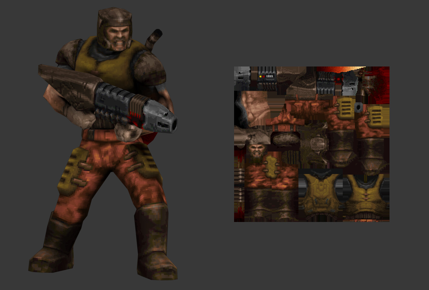 ArtStation - Remodeling Ranger for Quake re-release