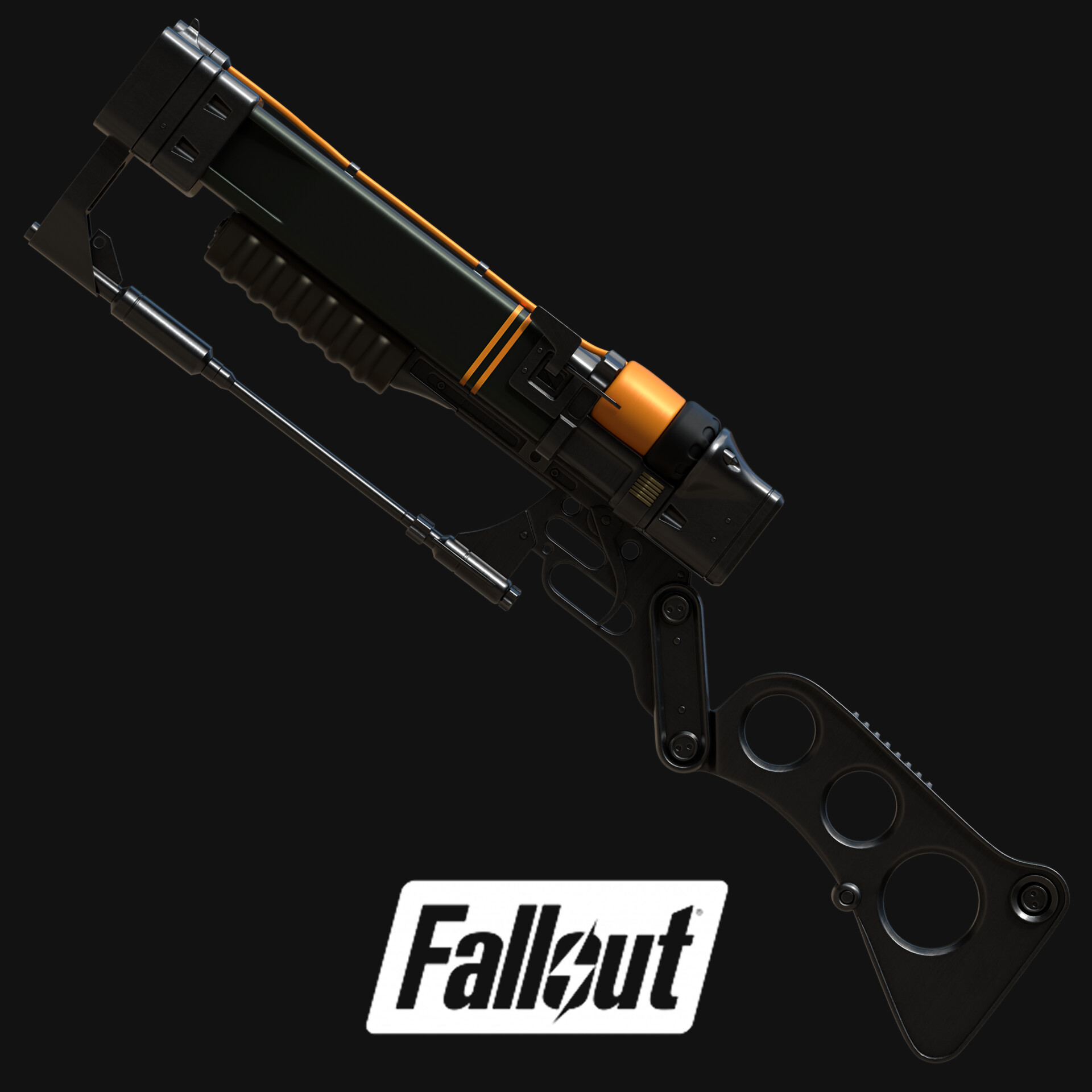 ArtStation - Laser Rifle - Fallout Fanart