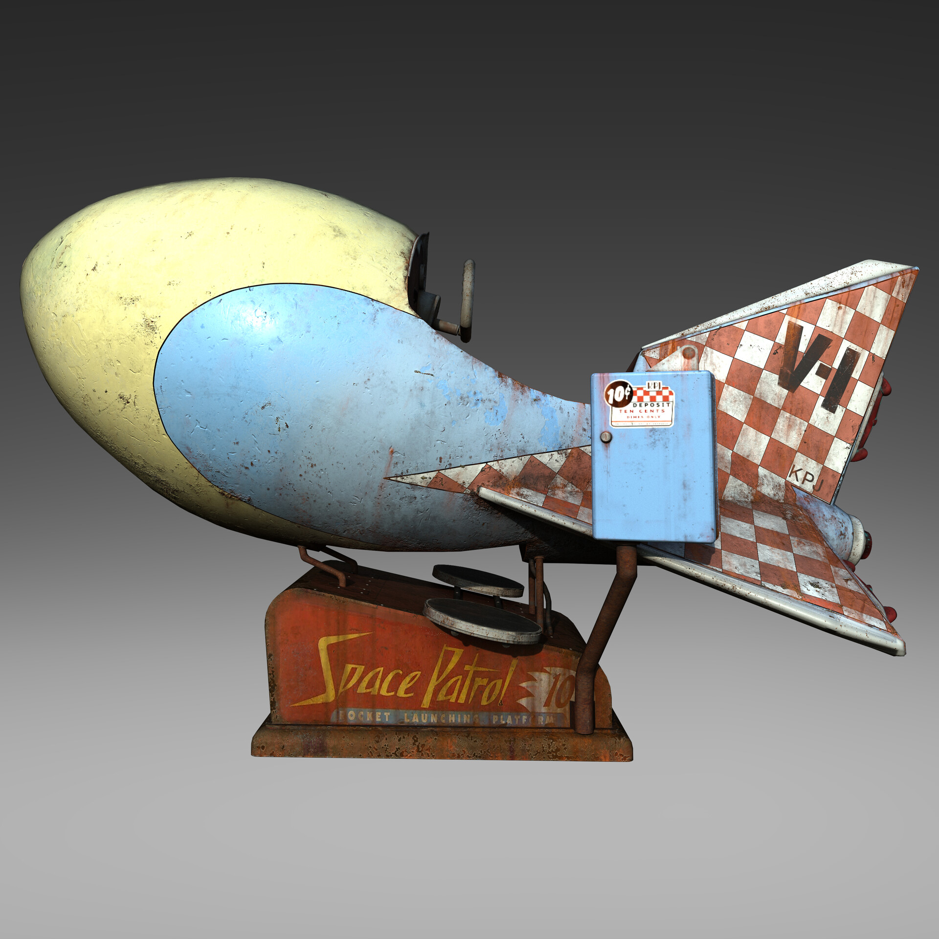 ArtStation - Space Patrol Rocket