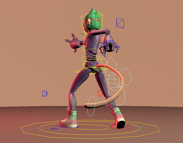 Mihaela Gagalova - Main Character Monkey Bot Rig