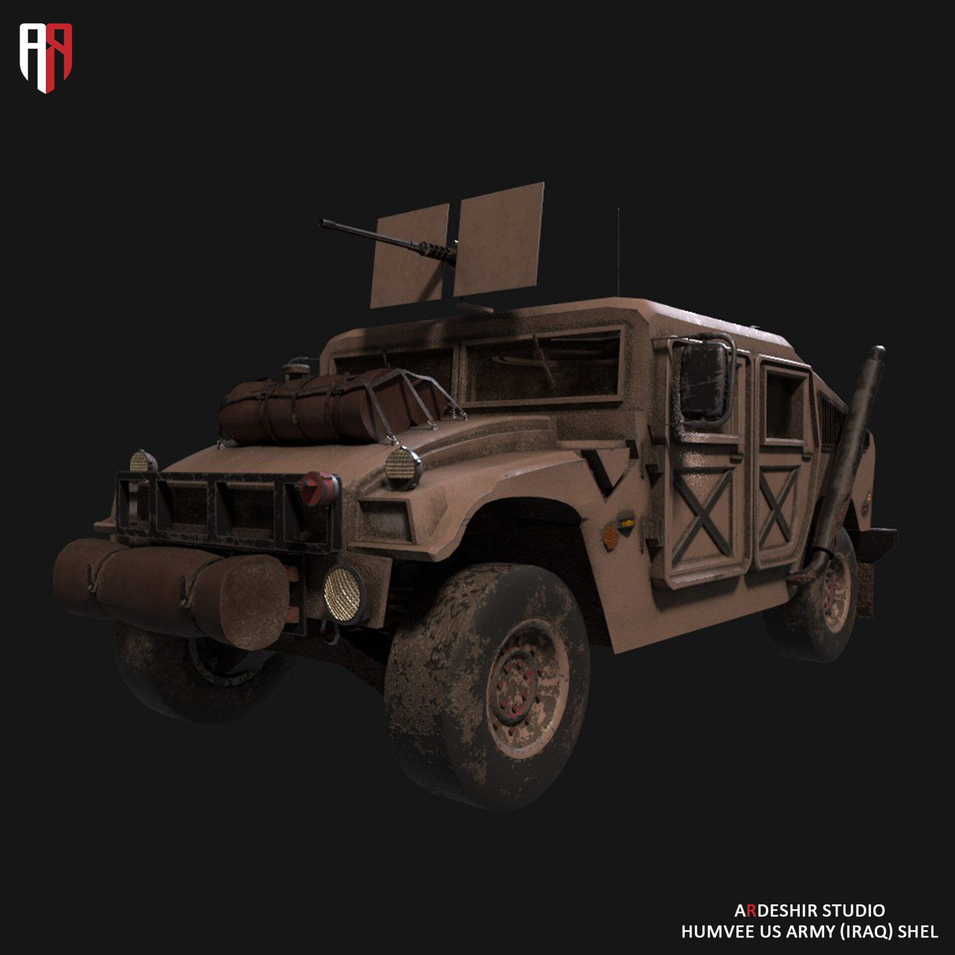 ArtStation - Humvee Army (Iraq) Shell (Game Ready)