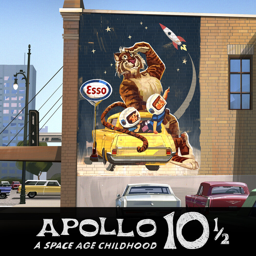 ArtStation - Backgrounds for Apollo 10½: A Space Age Childhood