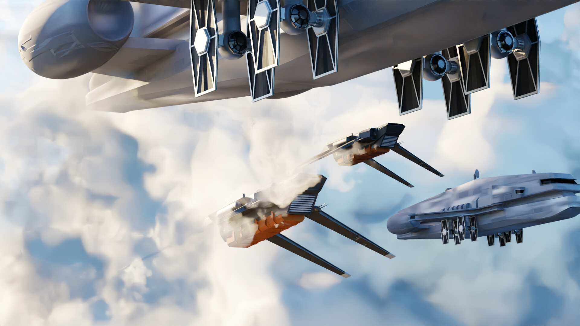 ArtStation - Gozanti Class Cruiser