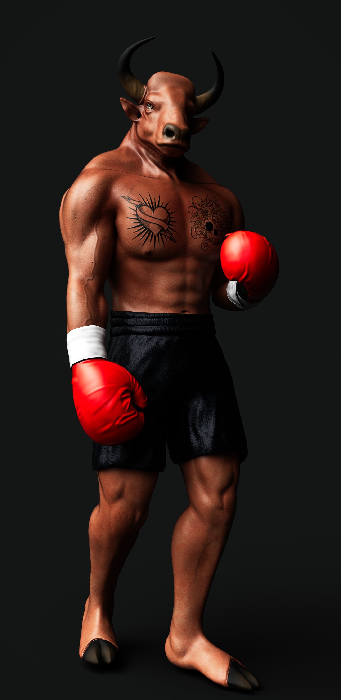 ArtStation - The Boxing Bison