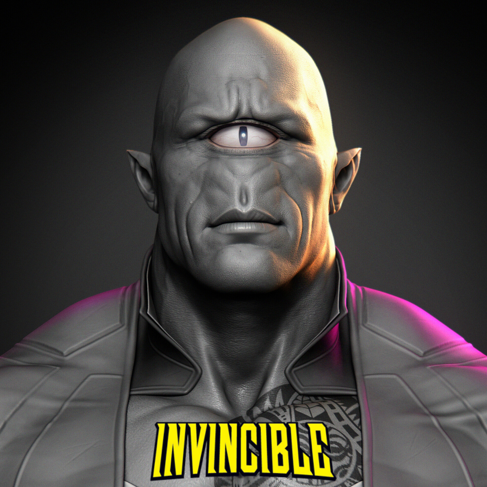 ArtStation - Allen 'The Alien' Johnson fan cast