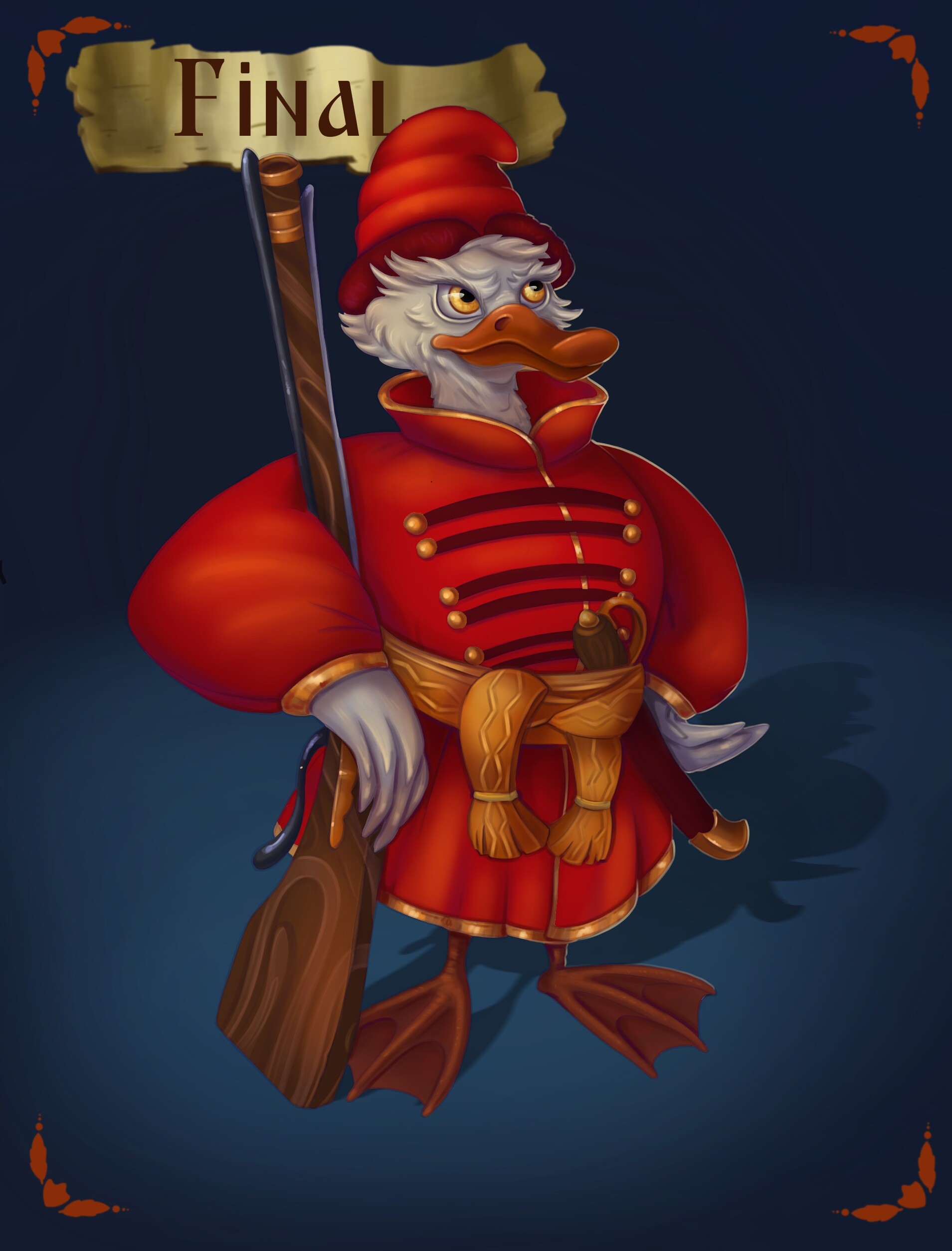 ArtStation - Goose warrior - character design