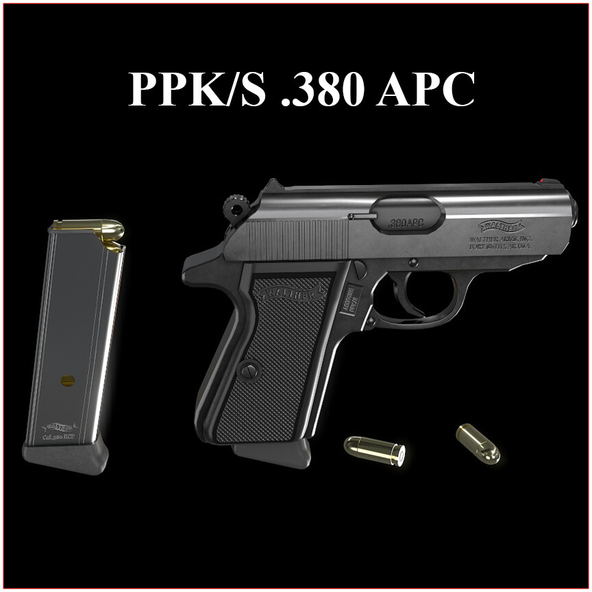 ArtStation - PPK/s with .380 APC Ammunition