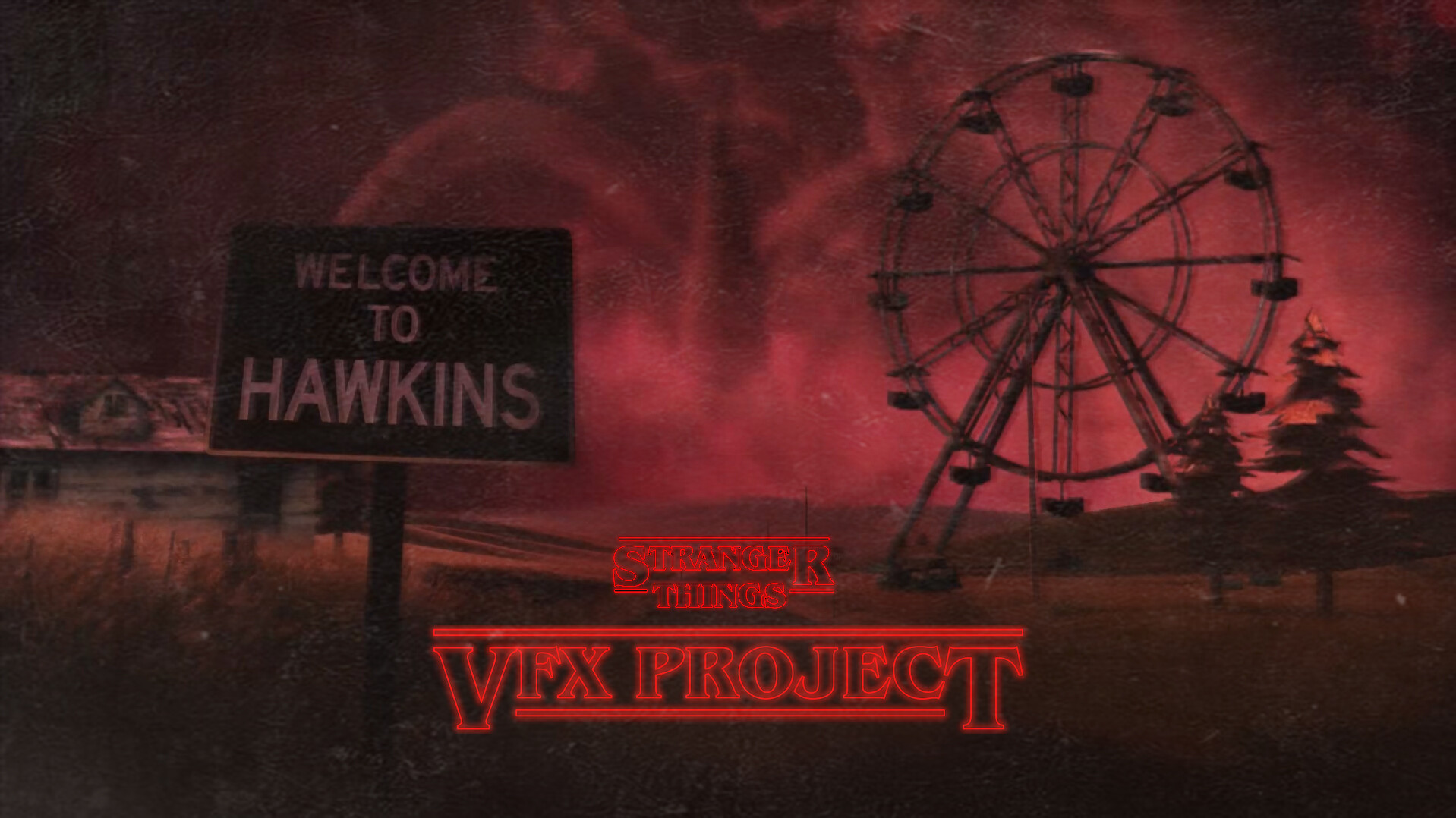 ArtStation - VFX: Stranger Things scene