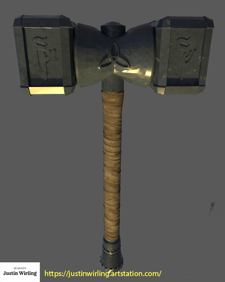 ArtStation - Lord of The Rings Inspired Hammer