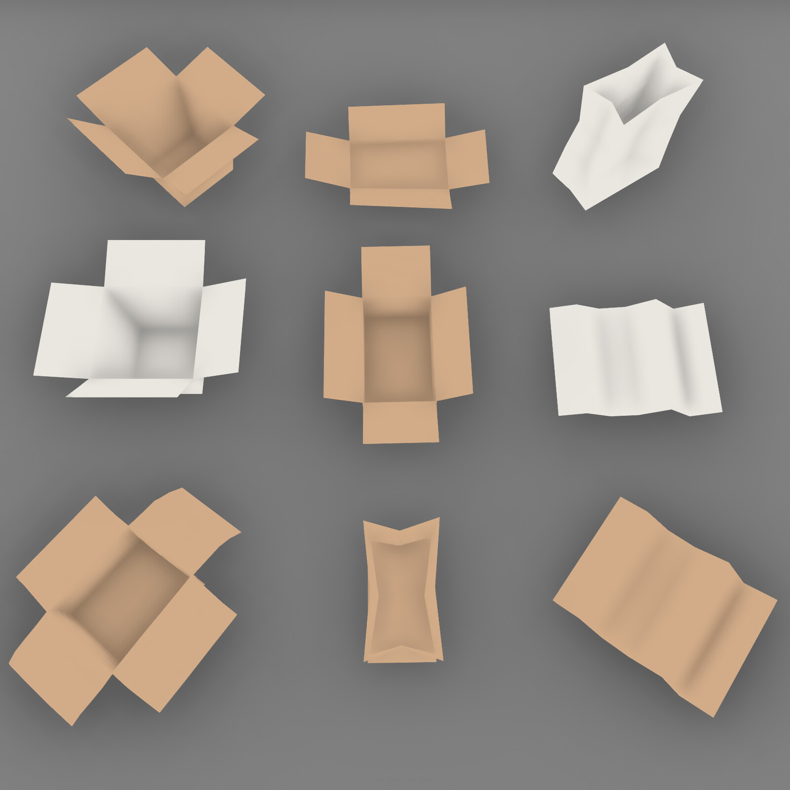 ArtStation - Low Poly Paper Assets