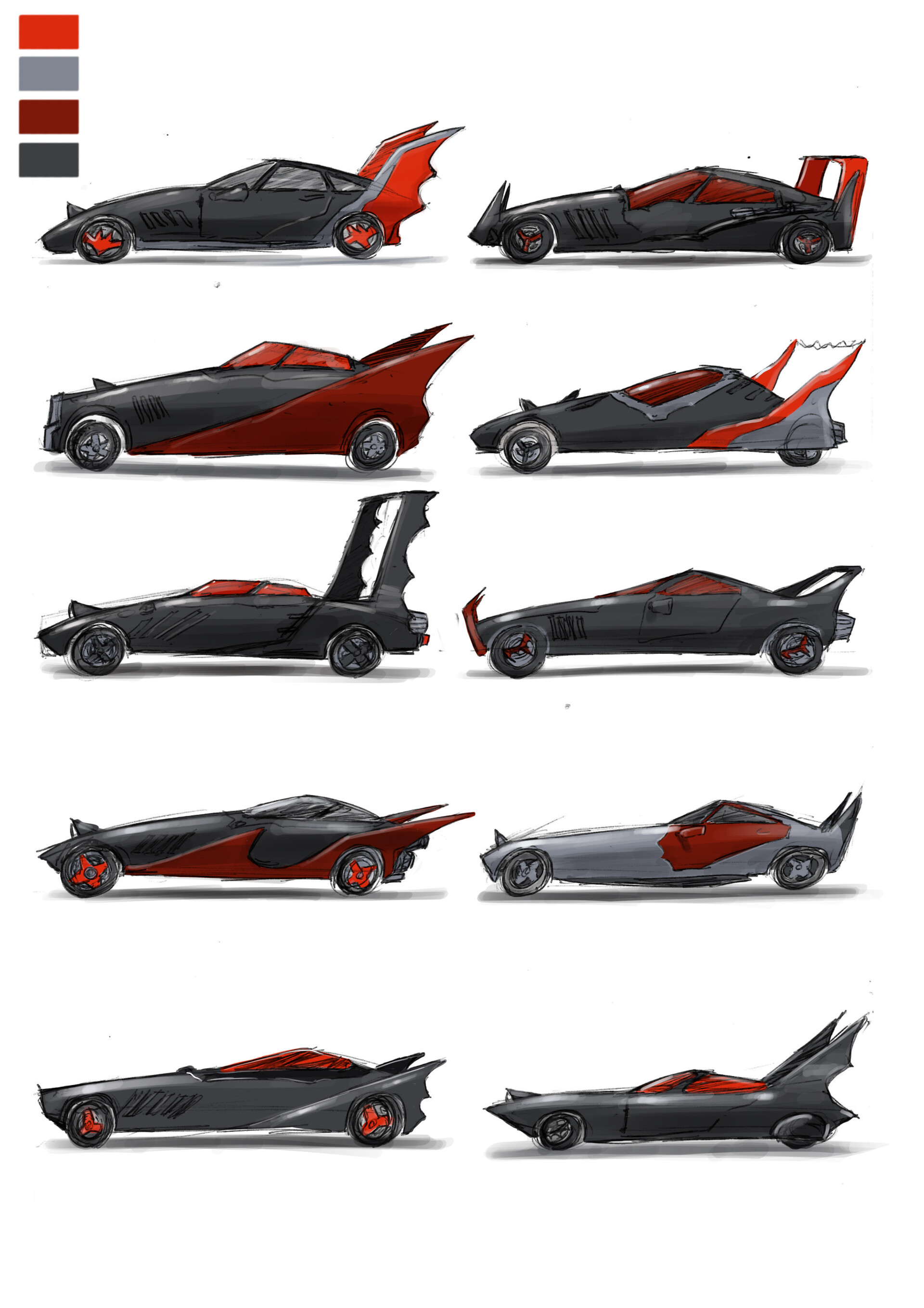 ArtStation - Batmobiles.