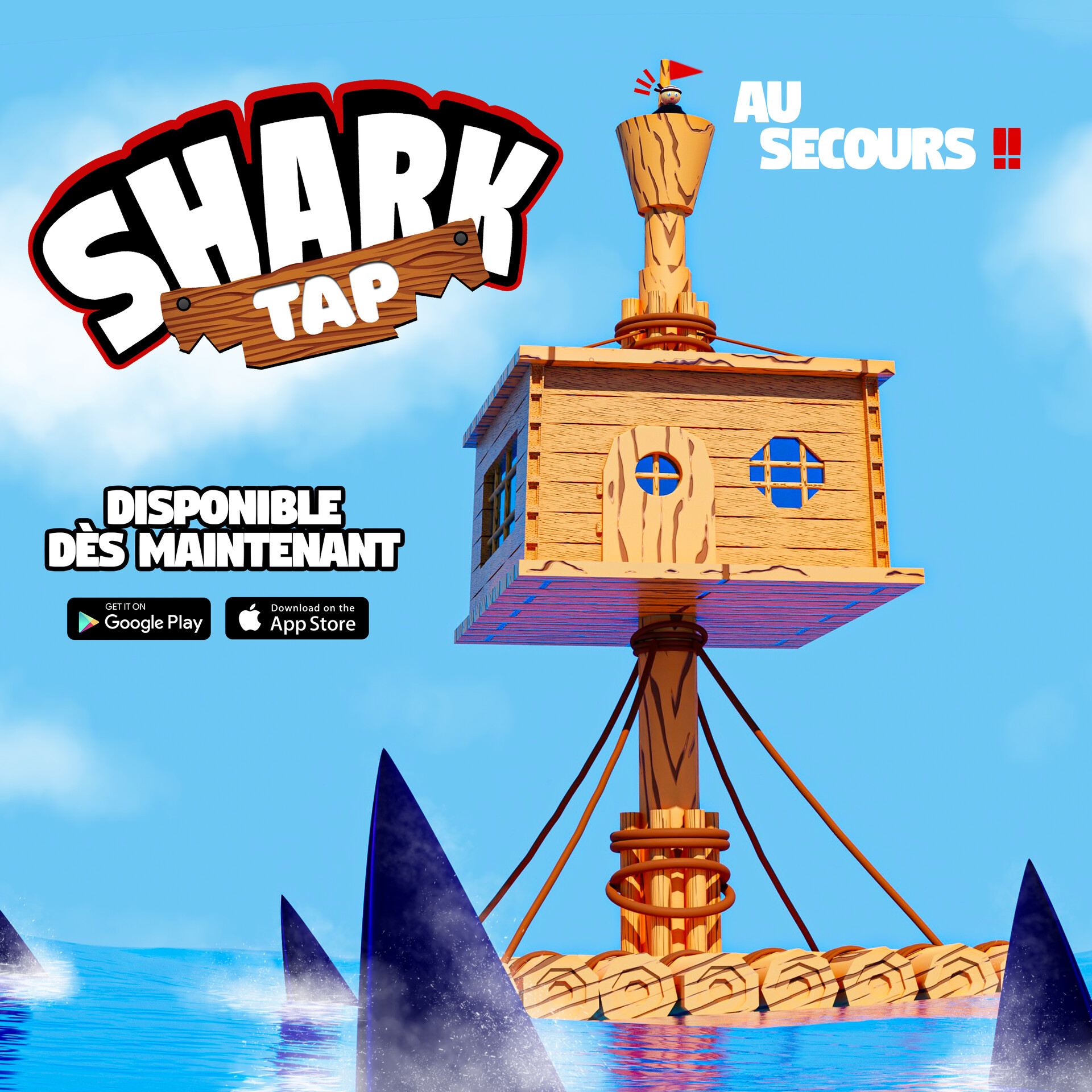 ArtStation - Shark Tap - Game Jam Project 2022