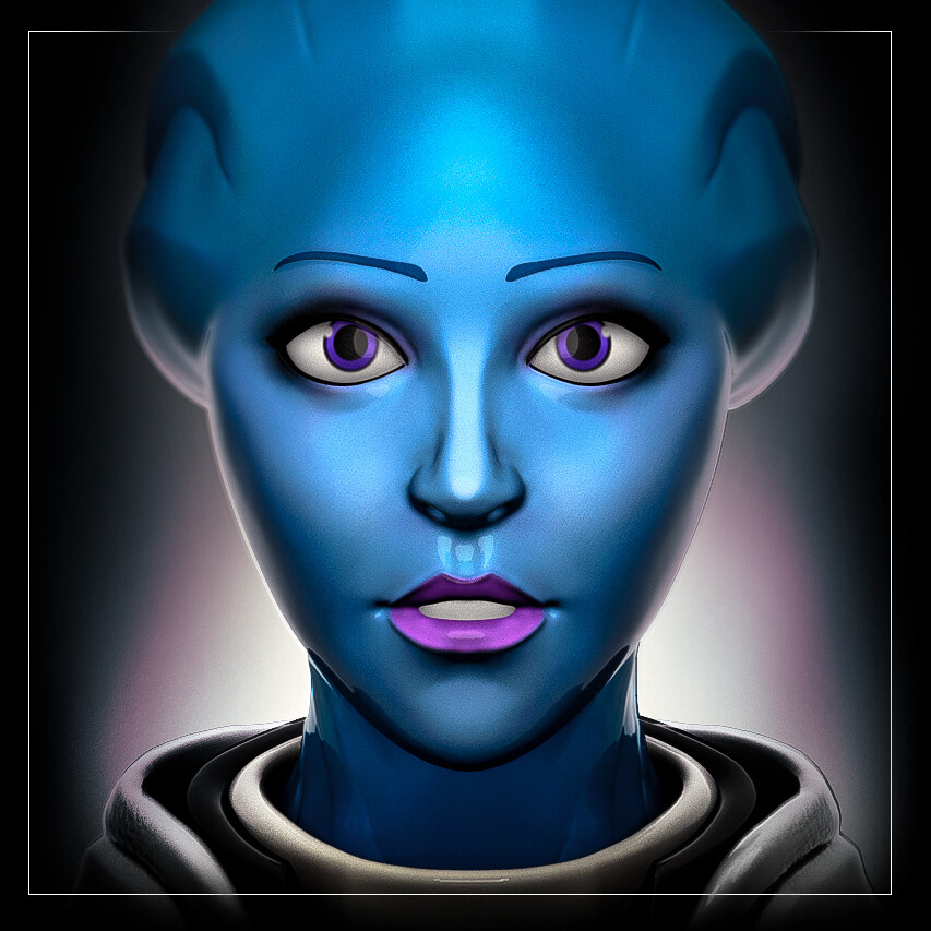 ArtStation - Asari fan art