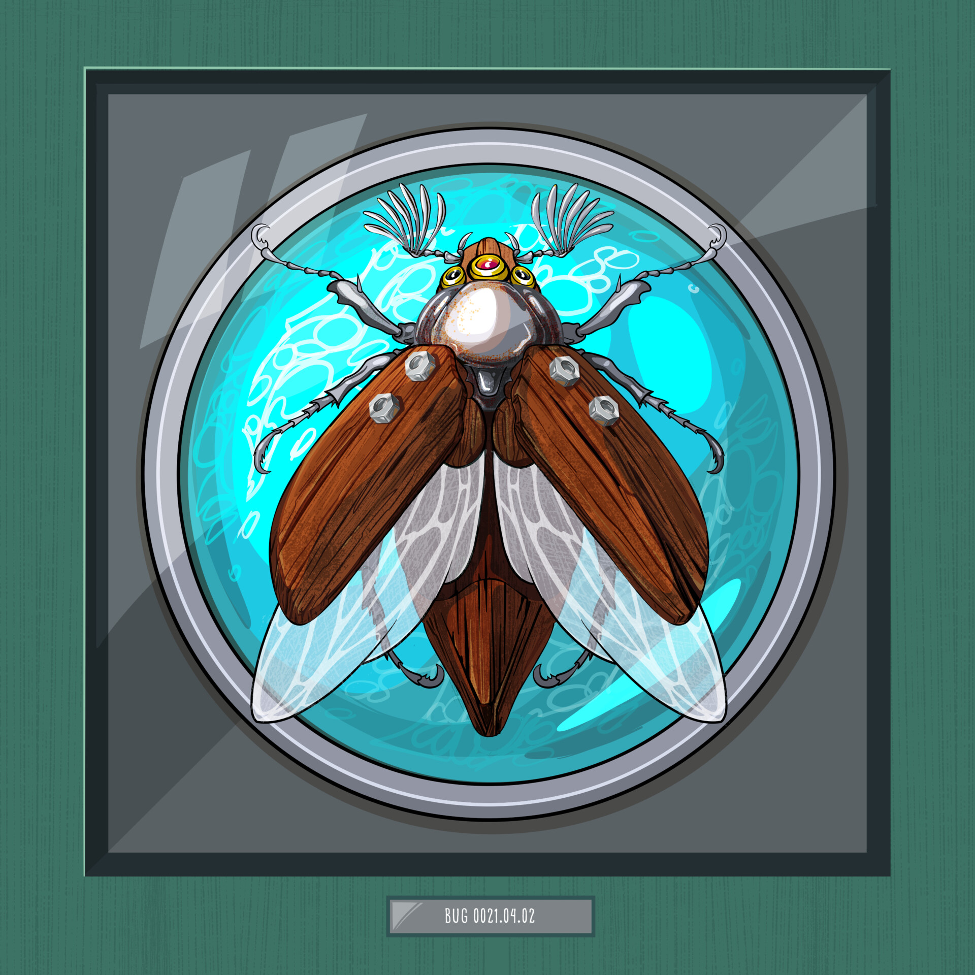 ArtStation - NFT Bugs collection 0021