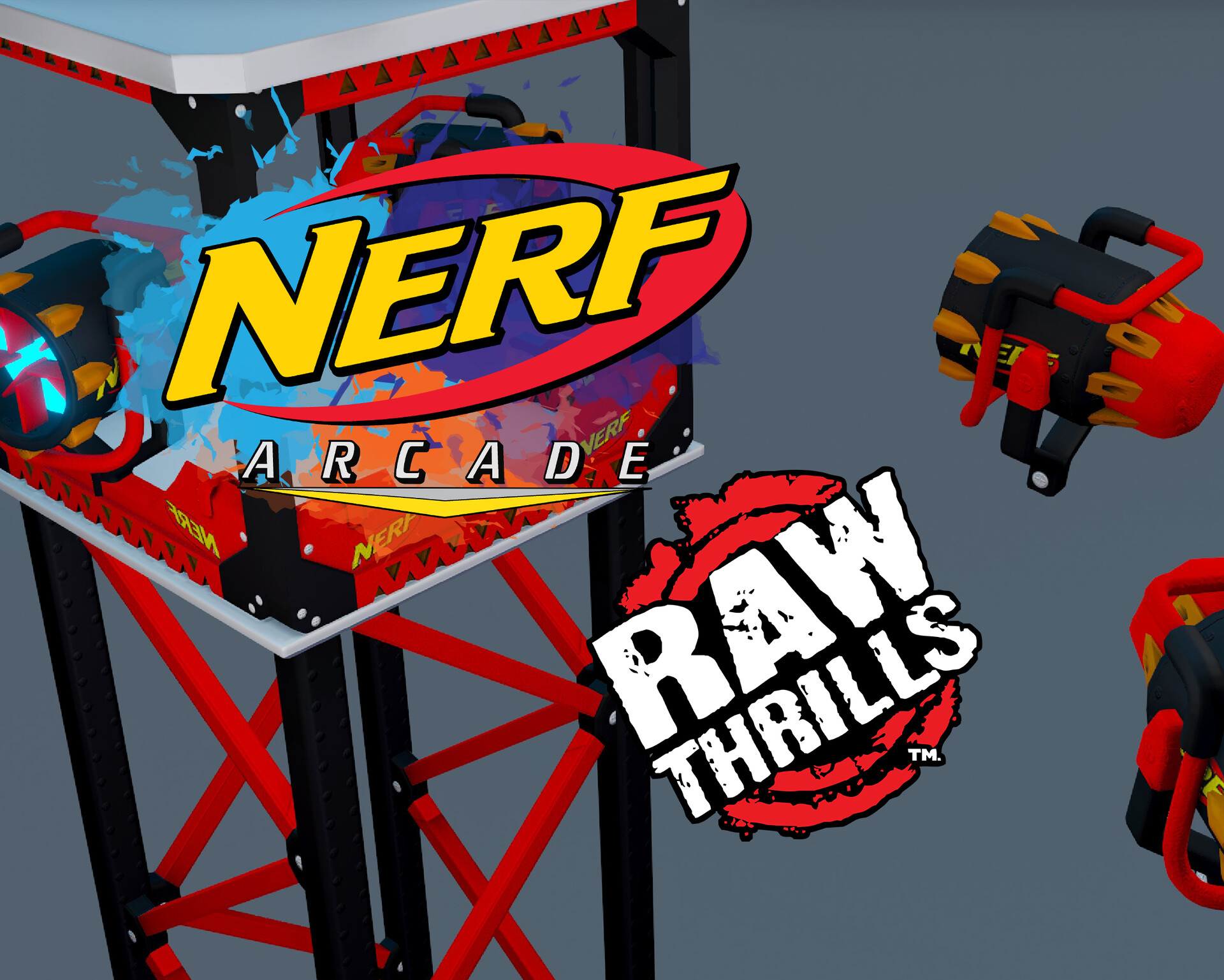 Ricardo Cienfuegos - Nerf Arcade Hanger Props