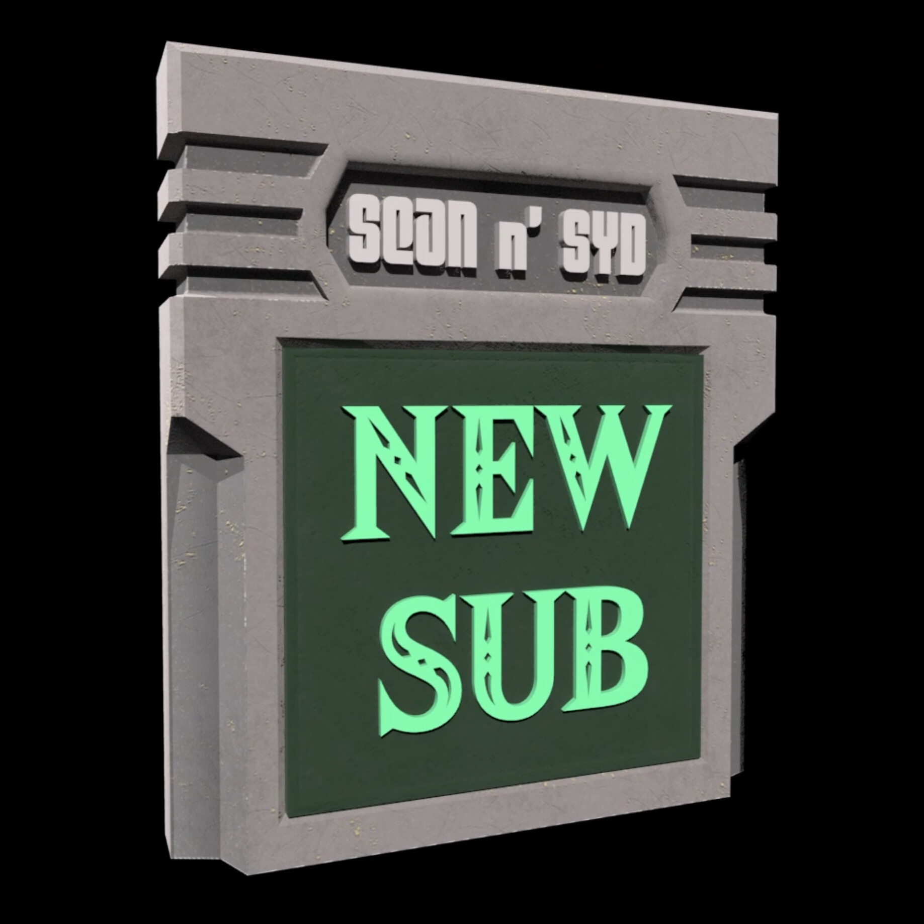 ArtStation - Subscriber Alert Animation (SEAN and SYD Twitch)