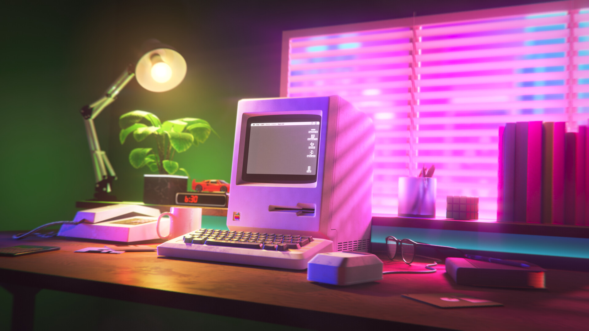 ArtStation - Vaporwave Logo Opener