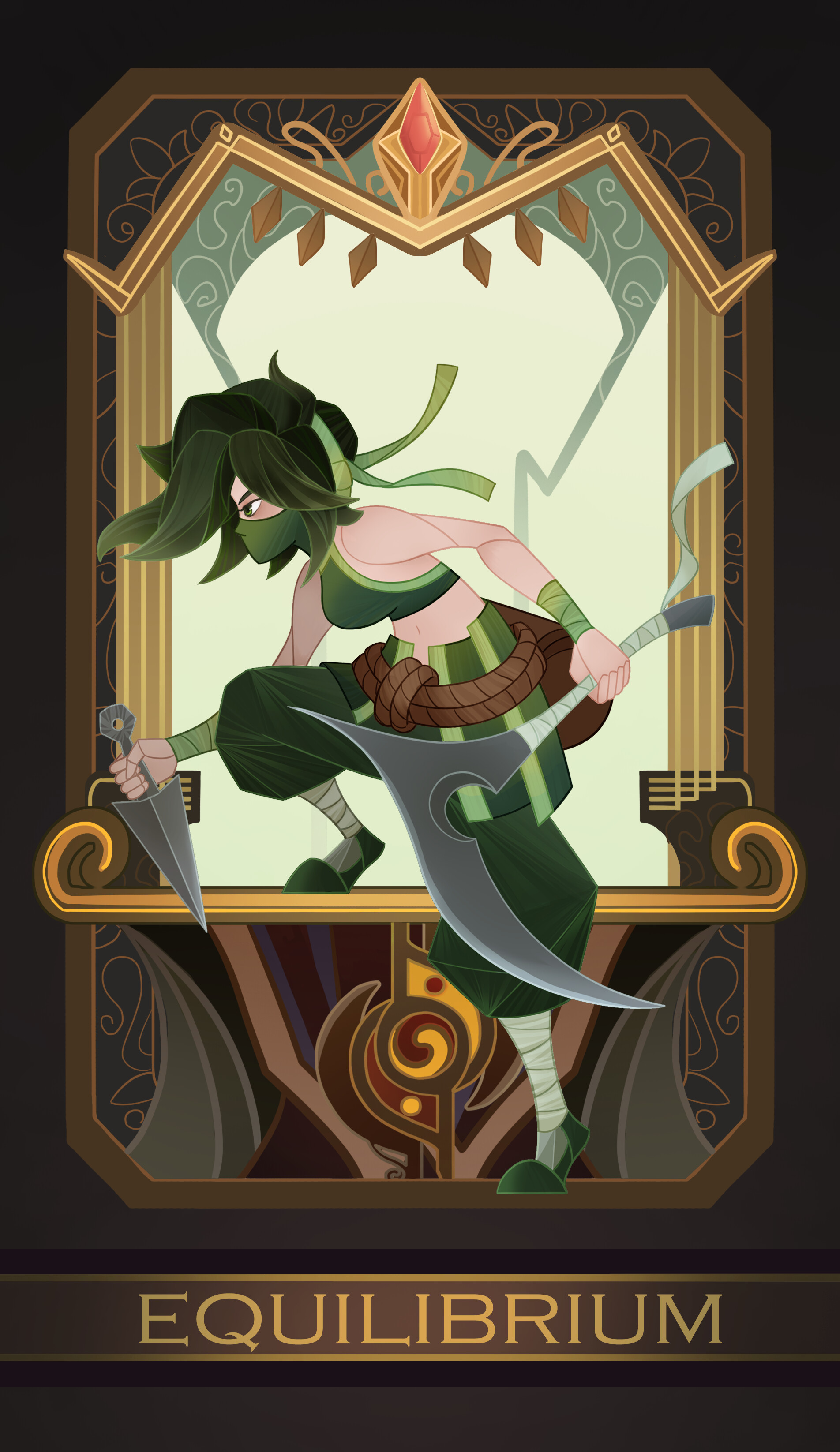 ArtStation - LOL hero in AFK - Equilibrium