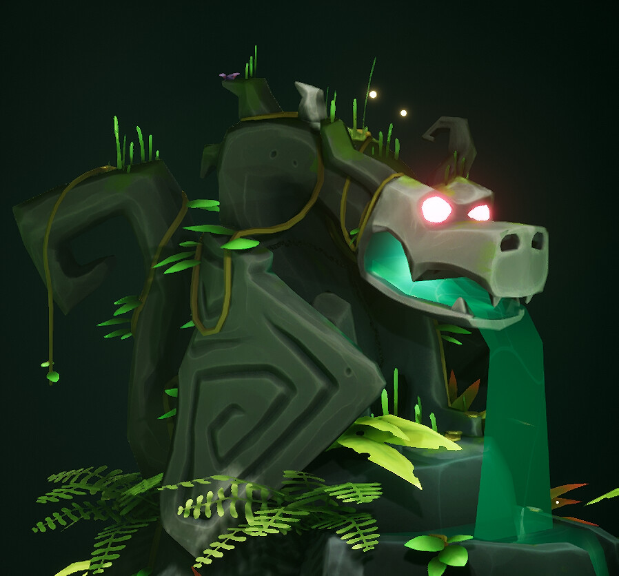 ArtStation - Dragon Statue