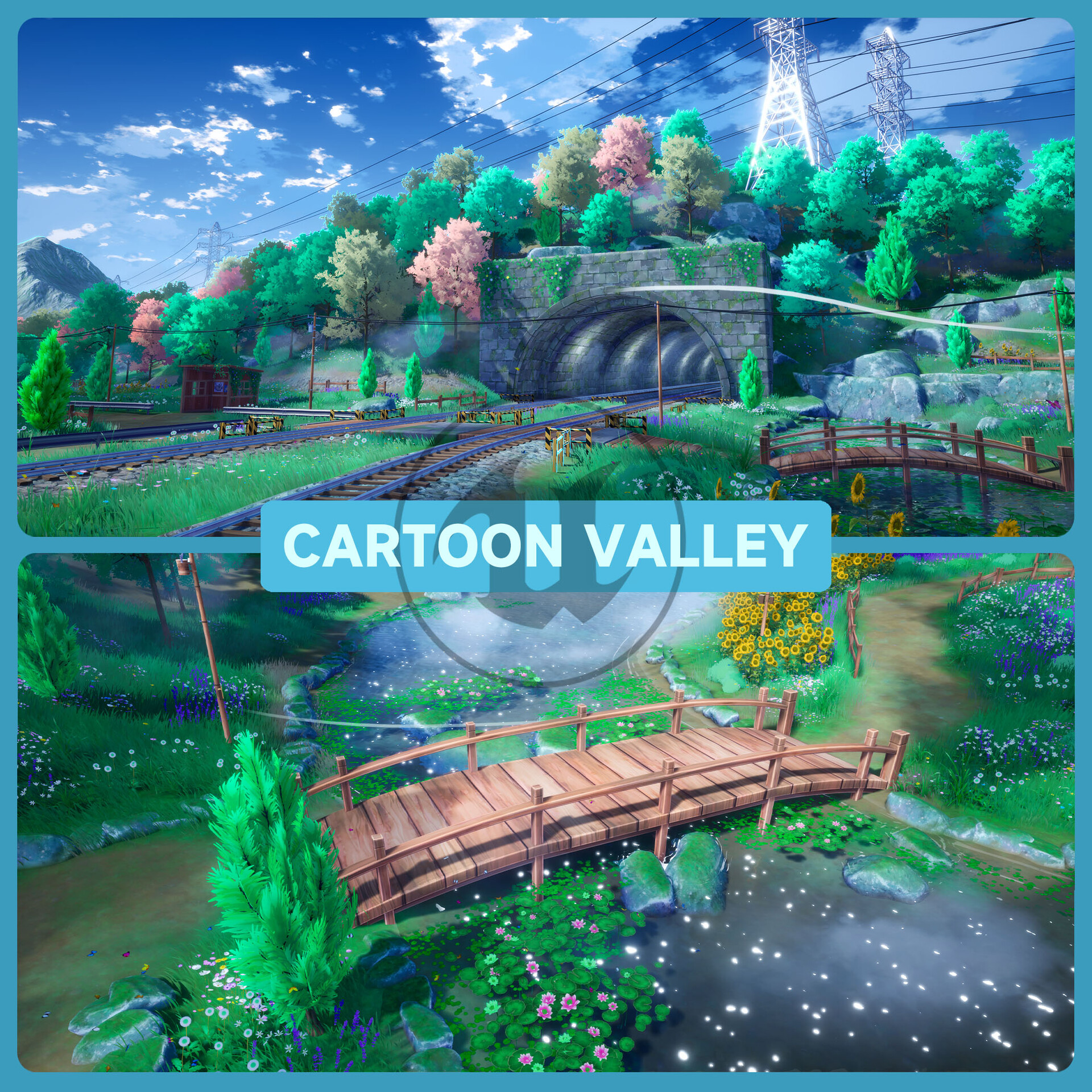 ArtStation - [UE4] Cartoon Stylized Environment