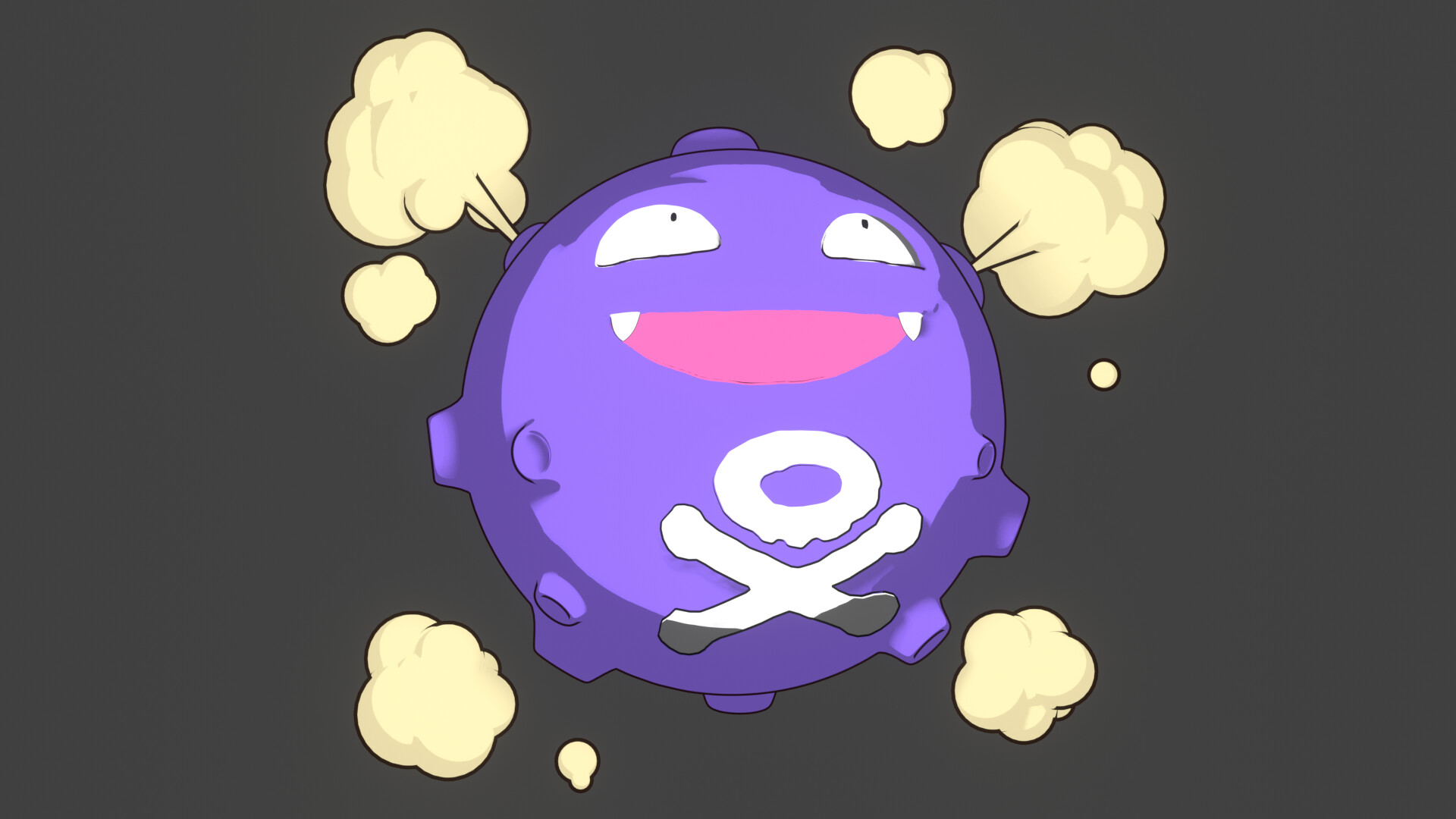 ArtStation - Koffing Fan Art